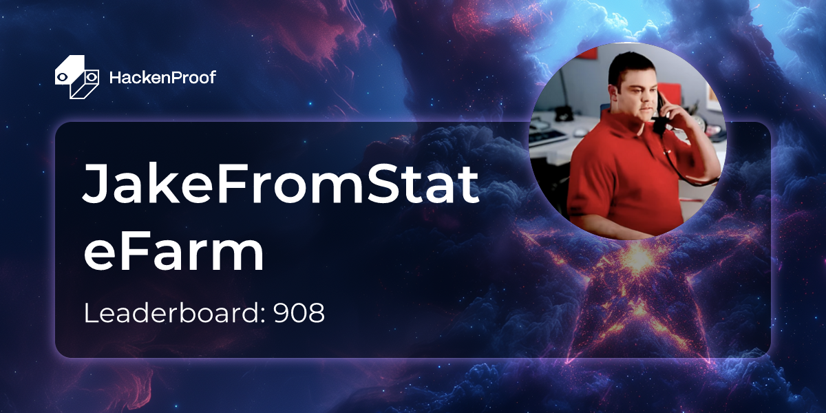 JakeFromStateFarm | HackenProof