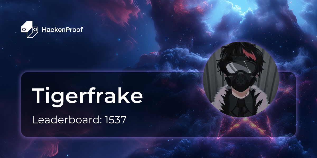 Tigerfrake | HackenProof