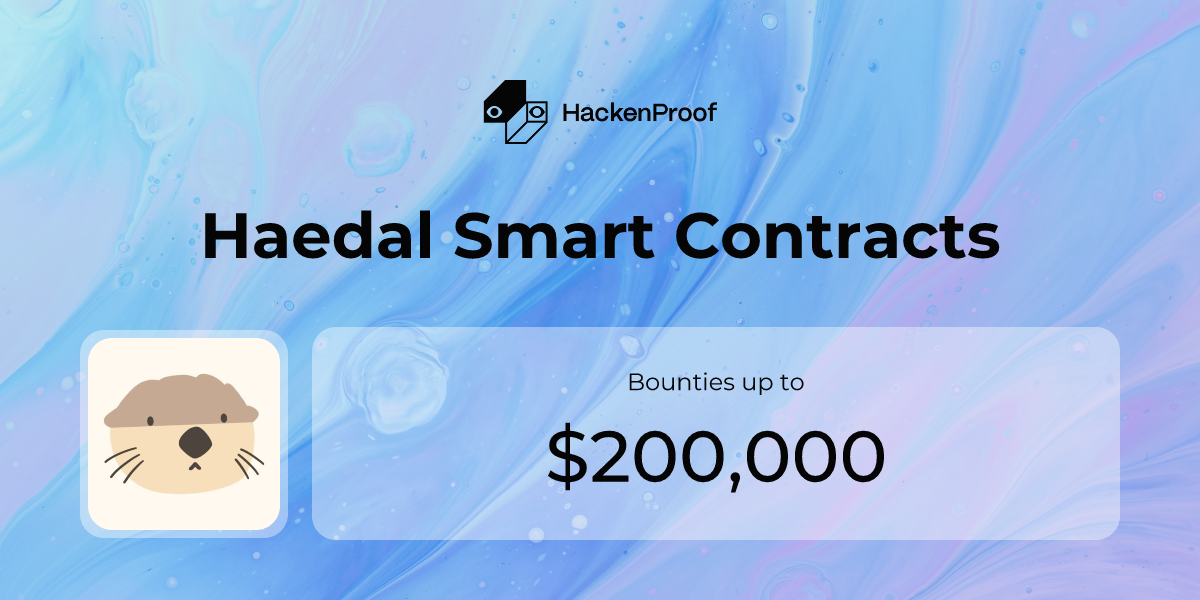 Haedal Smart Contracts: Program Info | HackenProof